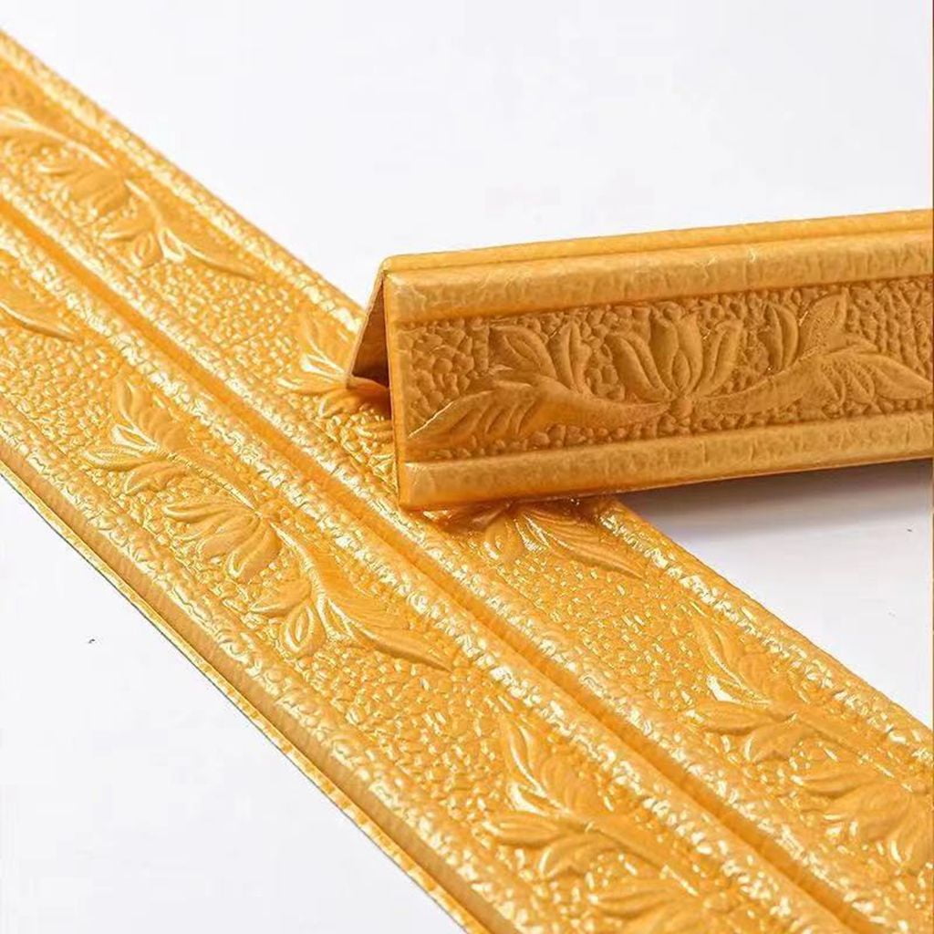 Waterproof 3D Embossed Home Decor Anti-Collision Self-adhesive ...