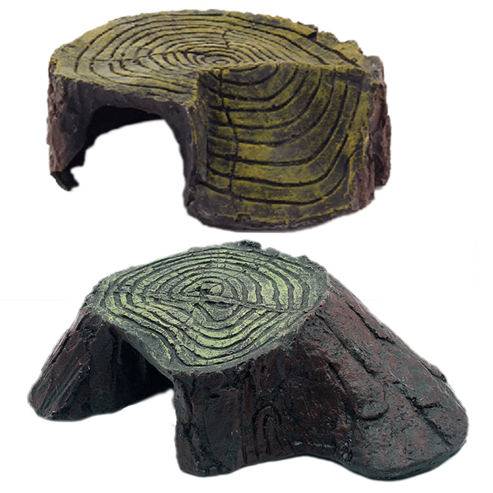 SPRING PARK Climbing Platform Resin Pet Reptile Hide Cave Tortoise ...