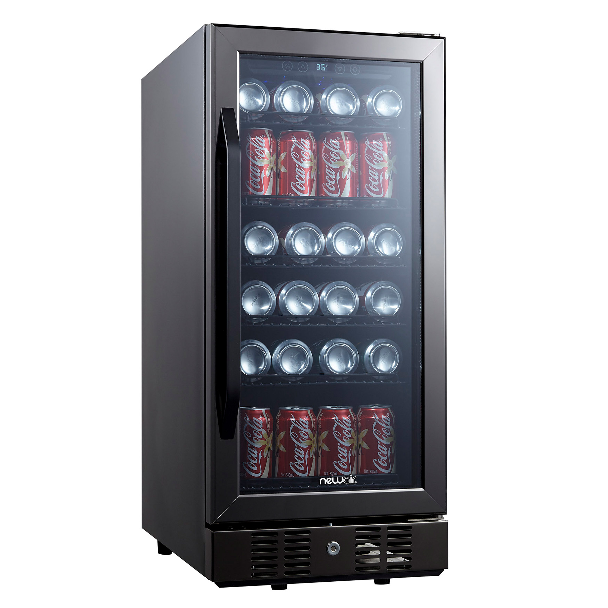 NewAir Beverage Cooler 96 Can Capacity Refrigerator Perfect For Soda NewAir Beverage Cooler 96 Can Capacity Refrigerator Perfect For Soda