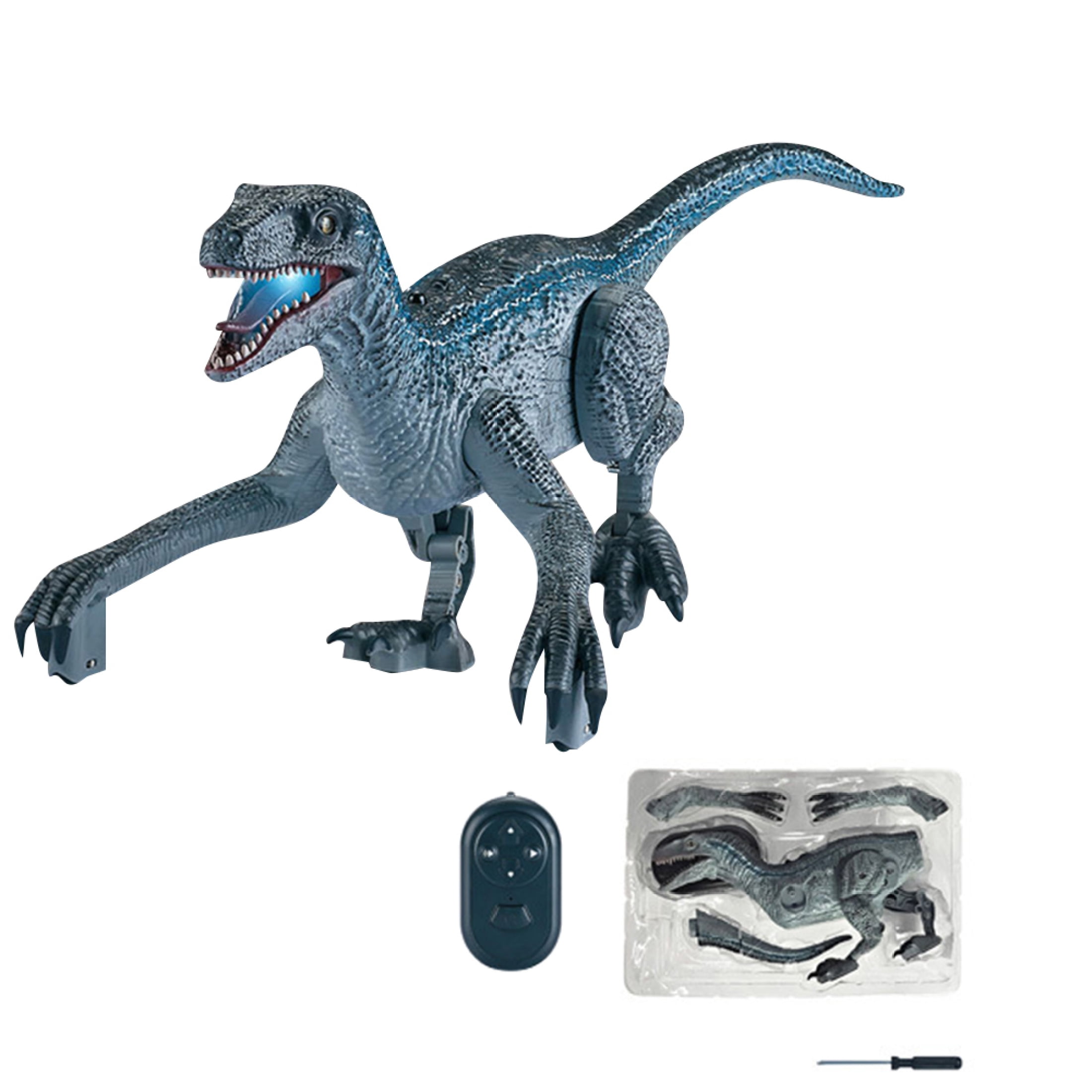 EUBUY Dinosaur Toy Remote Controlled Dinosaur Electric Toy with LED ...