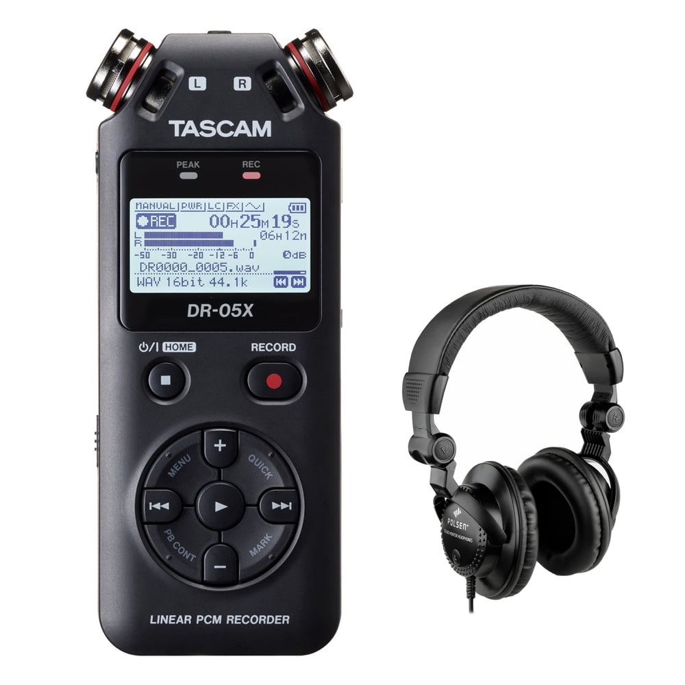 Tascam DR-05X Stereo Handheld Digital-Audio Recorder with USB Audio ...