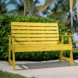 highwood Riverside 4-Foot Garden Bench - N/A Coconut White - Walmart.com