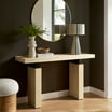 Pennington Console Table Natural Cherry Natural Cherry - Walmart.com