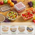 31-Pack Plastic Food Storage Containers with Lids, Multi-Size Meal Prep ...
