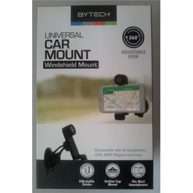 Bytech BYMOMO100BK Universal Car Mount Phones GPS Holder - Black ...
