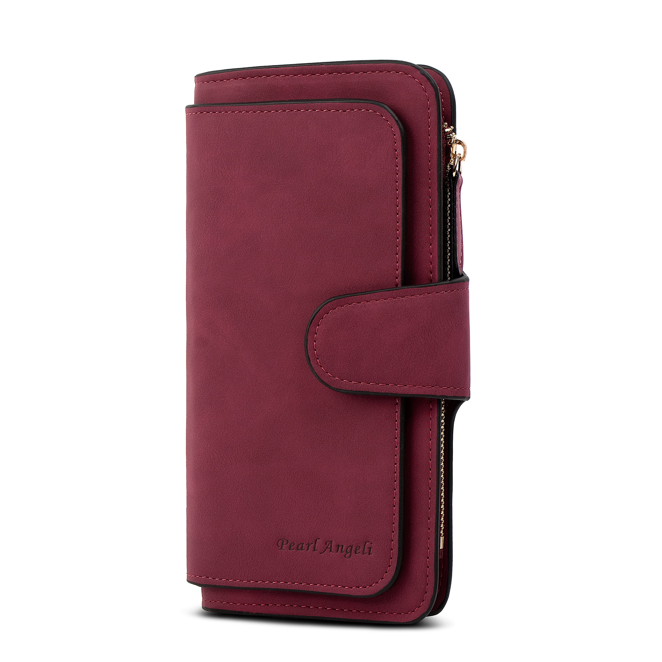 Pearl Angeli RFID Wallets Women's Fashion PU Leather Trifold Clutch ...