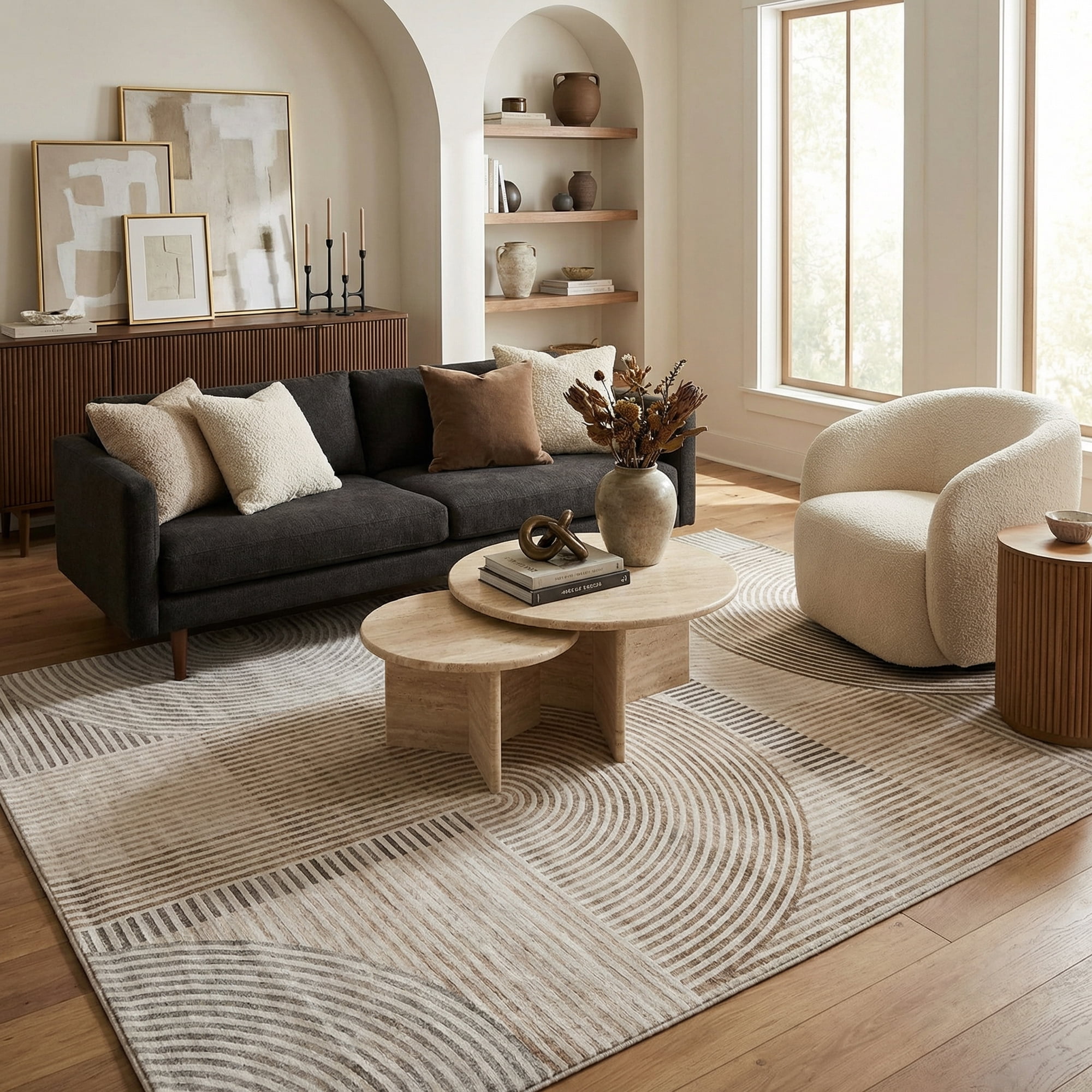 Click here for Rug Branch Minimalist Abstract Indoor Area Rug 311... prices