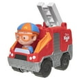 BLIPPI Construction Toy Cars, Mini Vehicle 2 Pack, Excavator and Fire ...