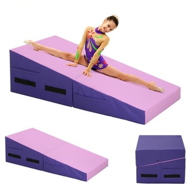 "Matladin Small Gymnastics Cheese Wedge Mat, 32.7""x 23.6""x 13.4 ...
