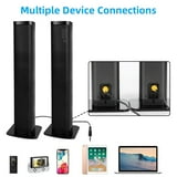 "Slim Sound Bar for TV, 40W 37.2"" Bluetooth 5.0 Speaker with HDMI ARC ...