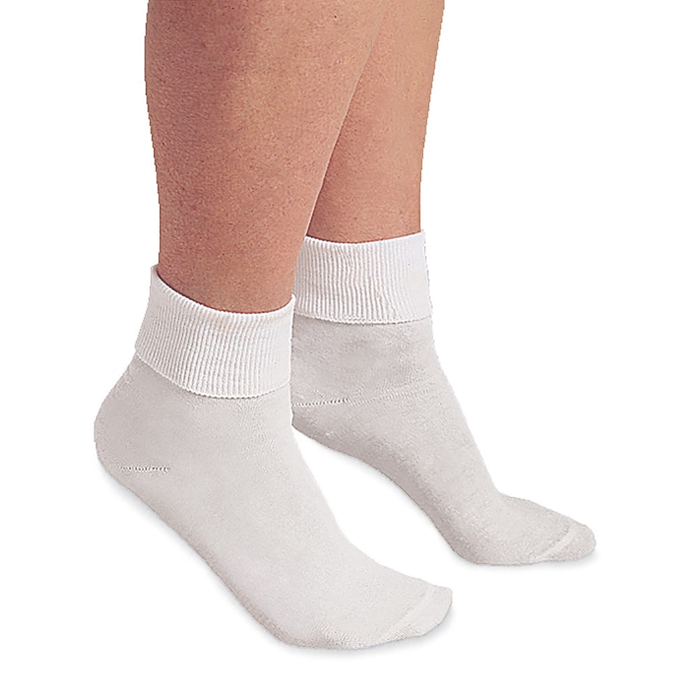 Buster Brown Womens 100% Cotton Socks Fold Over Bobby Socks Ankle Socks ...