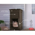 Keter Brown Package Delivery Box for Porch with Lockable Secure Storage ...