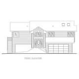 001-3058: Split level Craftsman 3 Bed, 3 Bath Luxury Home Plan, 1818 Sq ...
