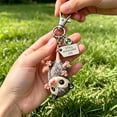 A Little Opossum for You - Still Hanging On Keychain Set, Cute Plastic ...