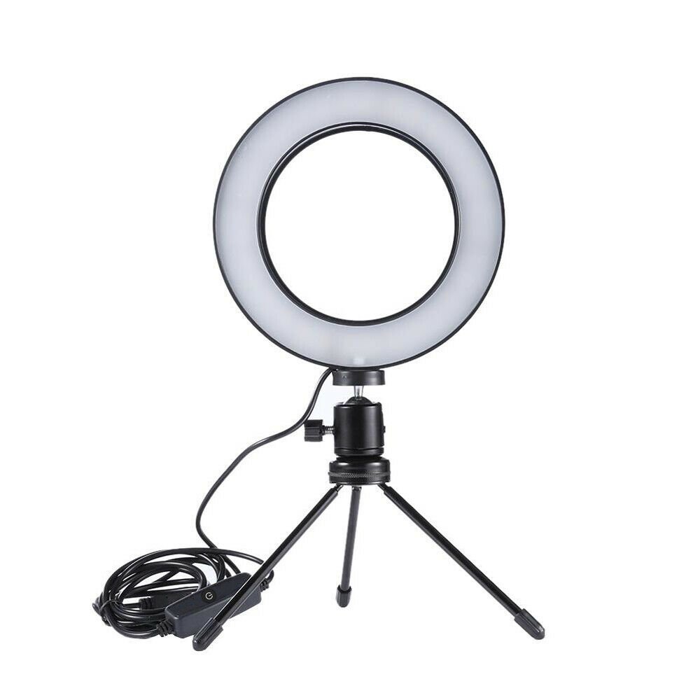 26cm/10 Inch Desktop USB Power Fill Light Dimmable LED Ring Light ...
