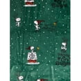 Peanuts Gang Christmas Velvet Soft Plush Throw Blanket (Green ...