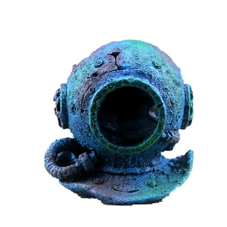 Innovative Fish Tank Landscaping Decoration Diving Helmet Shape ...