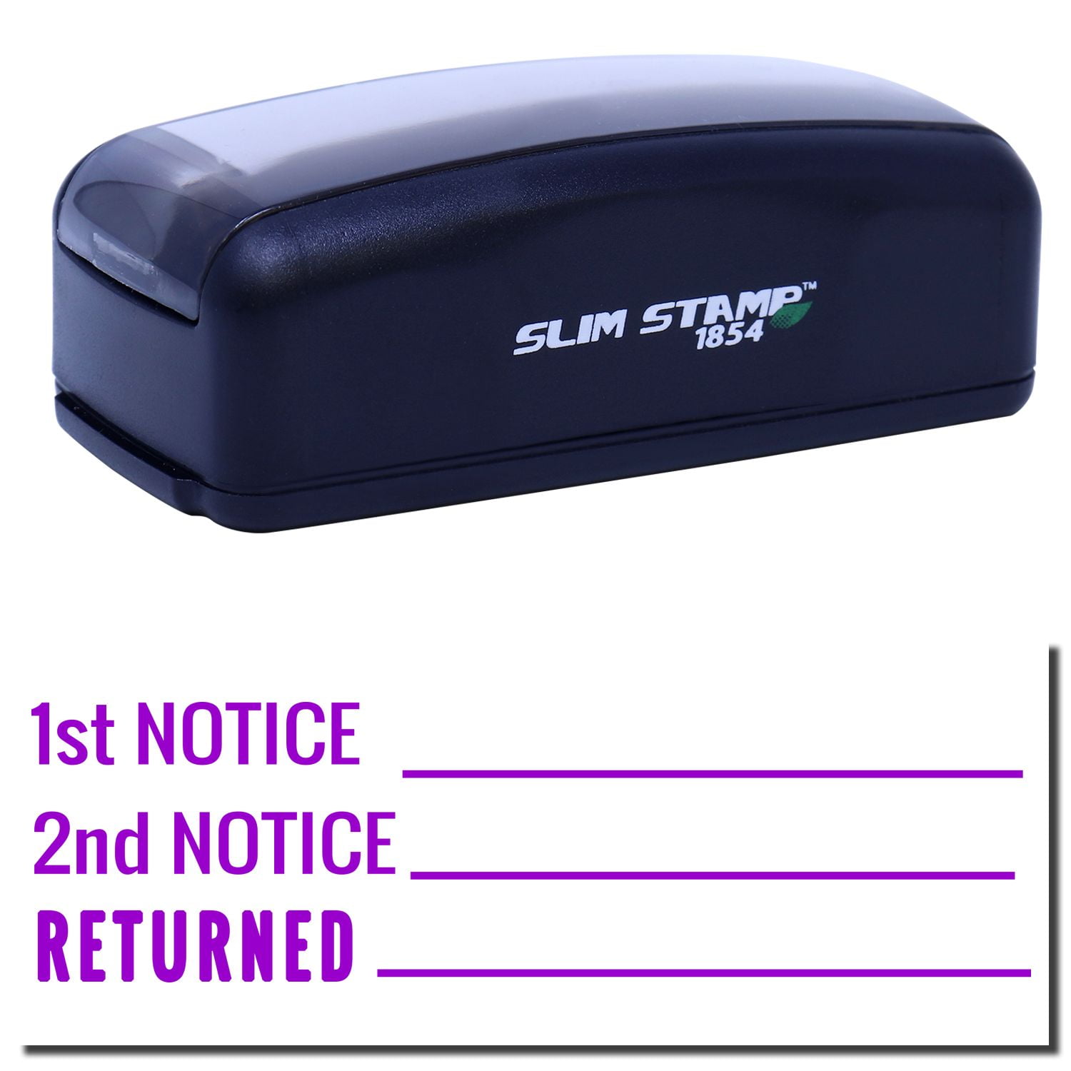 Large Pre-Inked 1st 2nd Notice Returned Stamp, Slim 1854, Ultra Slim ...