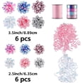 16 Pcs Gift Bows,Bows for Gift Wrapping and Presents,2 Crimped Curling ...