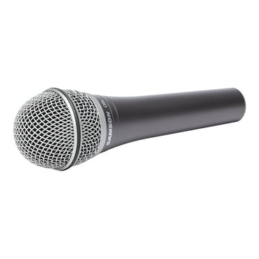 Samson Q2U Black Handheld Dynamic USB Microphone with Boom Arm and Pop ...