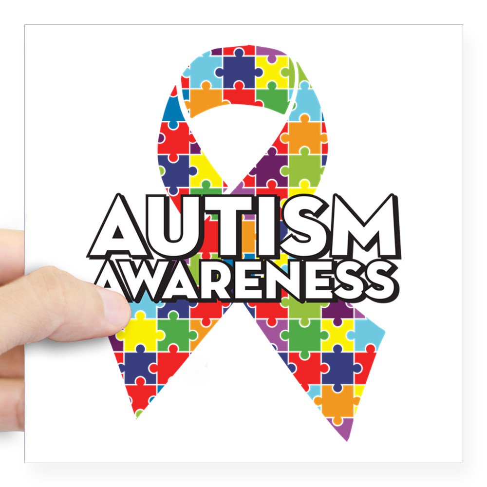 CafePress - Autism Awareness Sticker - Square Sticker 3" x 3" - Walmart ...