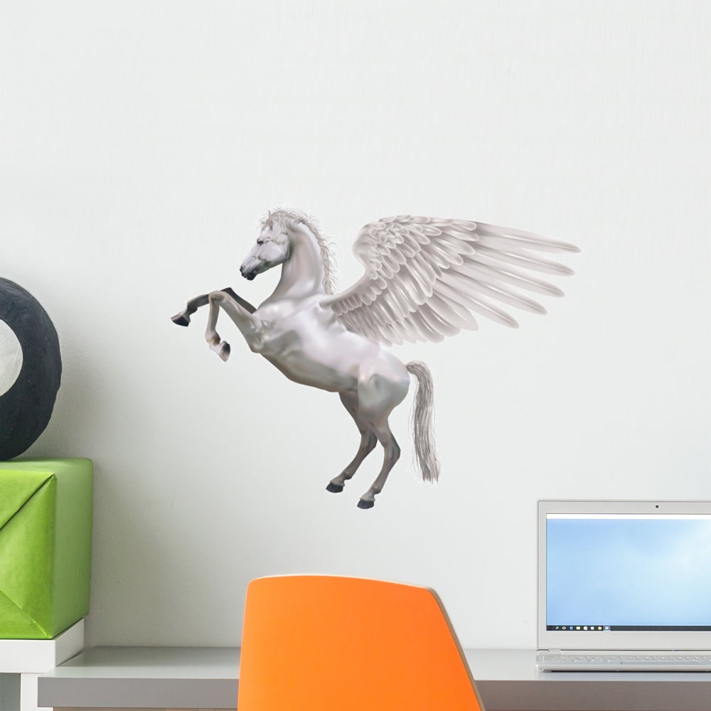Pegasus Wall Decal by Wallmonkeys Peel and Stick Graphic (18 in W x 13 ...