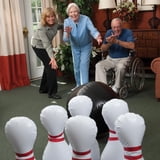 S&S, Jumbo Inflatable Bowling Set, 28" Tall Pins, Black Ball - Walmart.com