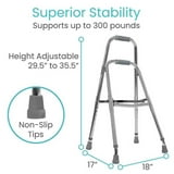 Vive Hemi Walker – One-Handed, Adjustable Lightweight Mobility Aid ...