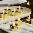 Gold Flameless Tealights By Ashland® - Walmart.com