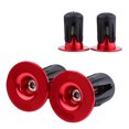 2pcs Colorful Aluminum Bike Handlebars Grips End Plugs Bike Accessory ...