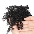 Synthetic Short Afro Bun Hair Pieces Elastic Band Kinky Curly Ponytail ...