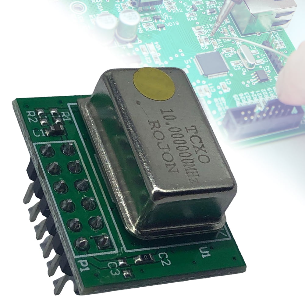 TCXO Reloj externo PPM 0.1 Módulo oscilador de reloj TCXO para HackRF One SDR | Walmart en línea