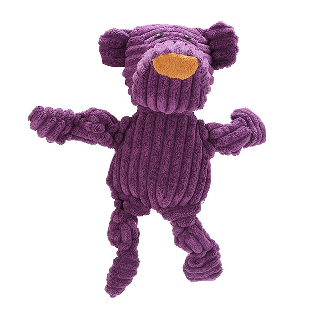 Reheyre Pet Dogs Puppy Cute Elephant Shape Plush Doll Interactive Chew ...