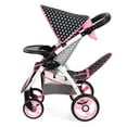 Bayer Design Twin Dolls Stroller with Shoulder Bag, Pink and Black ...