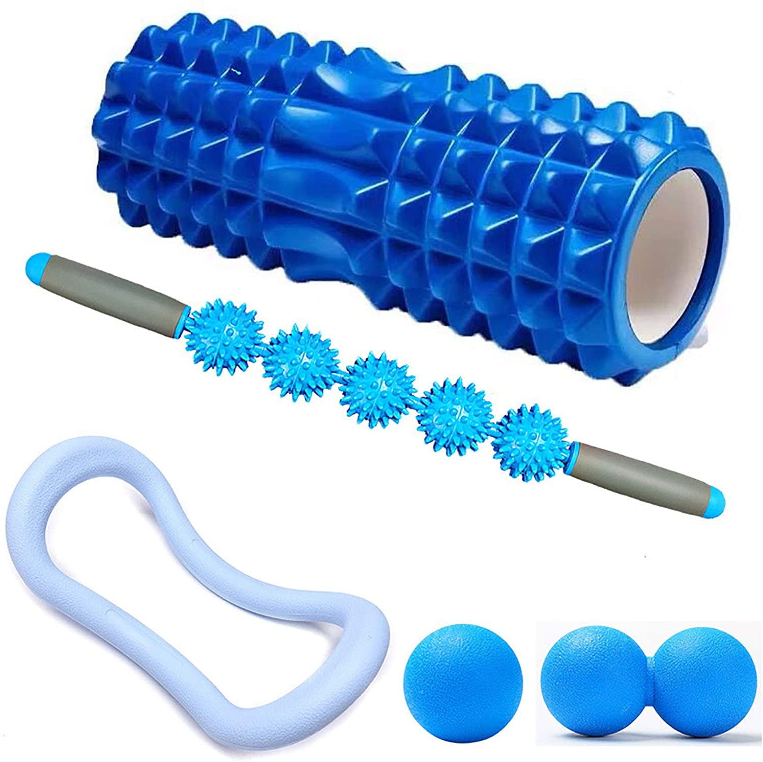 Half Round Foam Roller Yoga Pilates BeginnerFoam Roller for Neck Knee ...