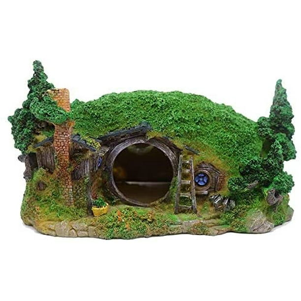 Aquarium Decoration Hobbit House Small Cave Suitable for Hiding ...