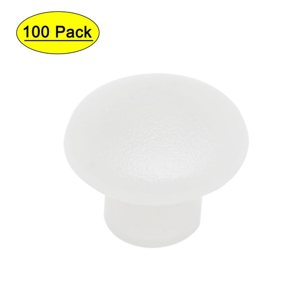 Tapón de agujero de plástico blanco tipo tapa de tornillo de 0.2'' de ...