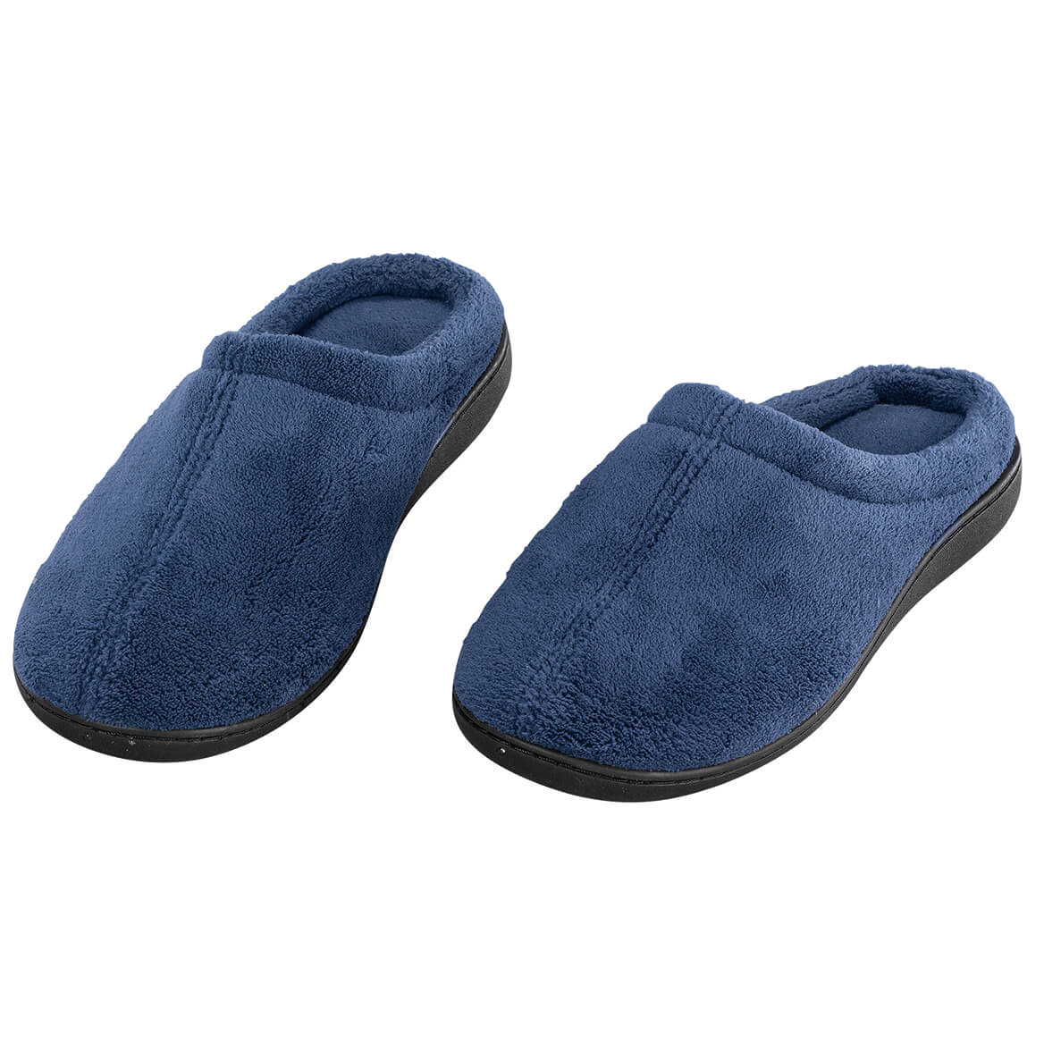 Silver StepsTM Footlight Slippers, Built-In LED Lights - Blue, Size ...