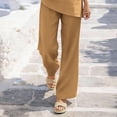 Bloomae Two Piece Linen Loungewear Sets for Women Trendy Summer Short ...