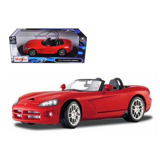 2003 Dodge Viper SRT 10 Red 1 18 Diecast Model Car Walmart