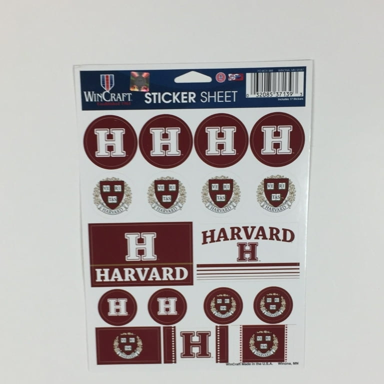Harvard University Patch Harvard University Crimson Vinyl Stickers ...