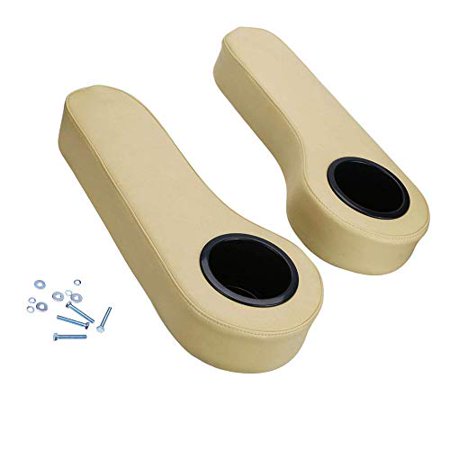 Golf Cart Rear Seat Arm Rests with Cup Holder, Universal Arm Rest |Non ...