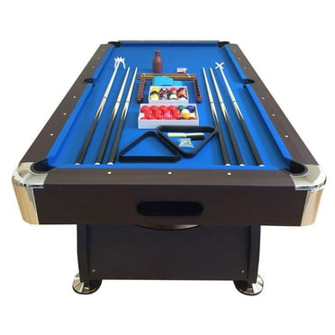 7 FT Multi Games Pool Table Red Air Hockey + Table Tennis + Table Top ...