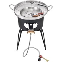 Creole Feast CFB3001 Single Sack Crawfish Seafood Boiler, Outdoor Stove ...