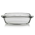 Libbey Baker's Basics Glass Oval Casserole Baking Dish with Cover, 1.6-quart, Bakeware - Walmart.com