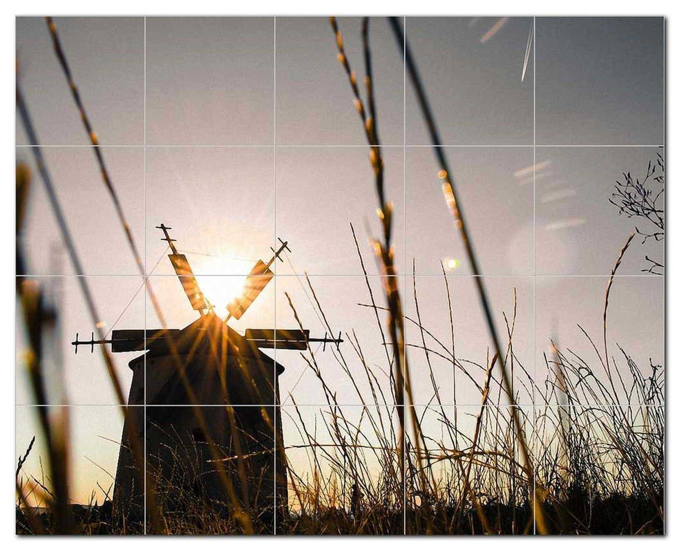 Sunset Ceramic Tile Mural Kitchen Backsplash Bathroom Shower, 401534 ...