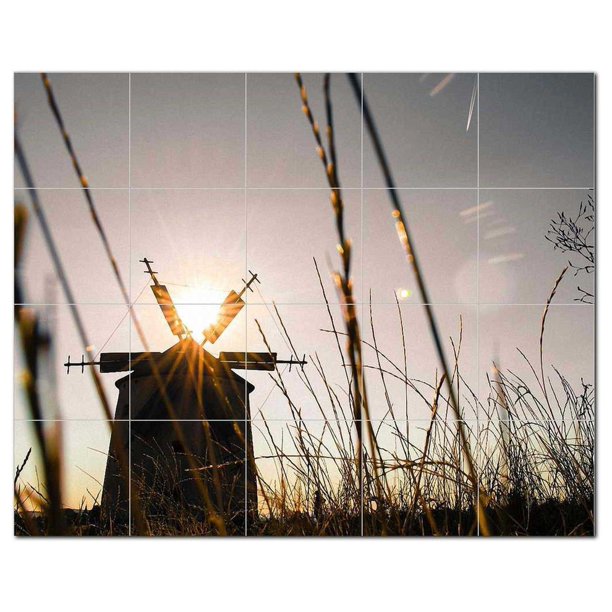 Sunset Ceramic Tile Mural Kitchen Backsplash Bathroom Shower, 401534 ...