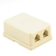 Ivory 4-Wire Surface Mount Phone Jack Telephone C0245-I - Walmart.com