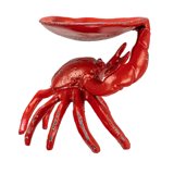 Creative Co-Op Distressed Red Decorative Cast Iron Crab Shaped Dish ...