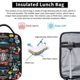 3D Printed Cartoon Back T0 Movie Future Insulated Lunch Bag Office Work ...